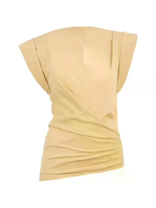 Isabel Marant Étoile Draped Short-sleeve Blouse