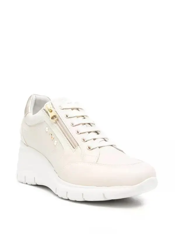 NEROGIARDINI Panelled Leather Sneakers