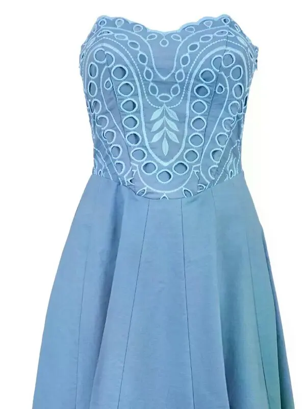 Charo Ruiz Ibiza Marlin Eyelet Midi Dress