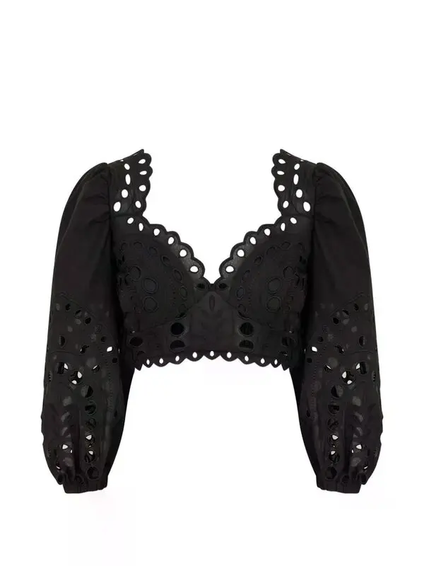 Charo Ruiz Ibiza Luna Embroidered Blouse