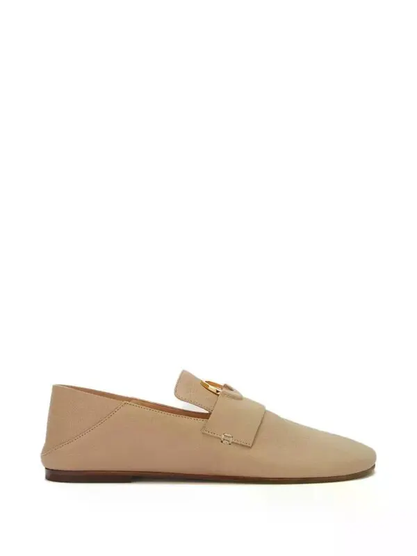 ODISSI Kali Leather Loafers - Neutrals