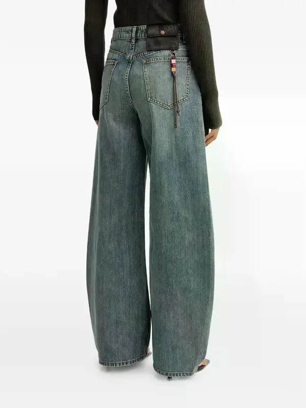 Miss Sixty Wide-leg Denim Trousers