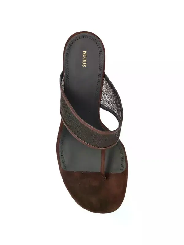 NEOUS Vena Open-toe Sandals - Brown