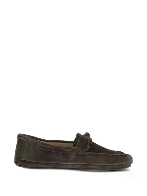 Le Monde Beryl Suede Driver Loafers