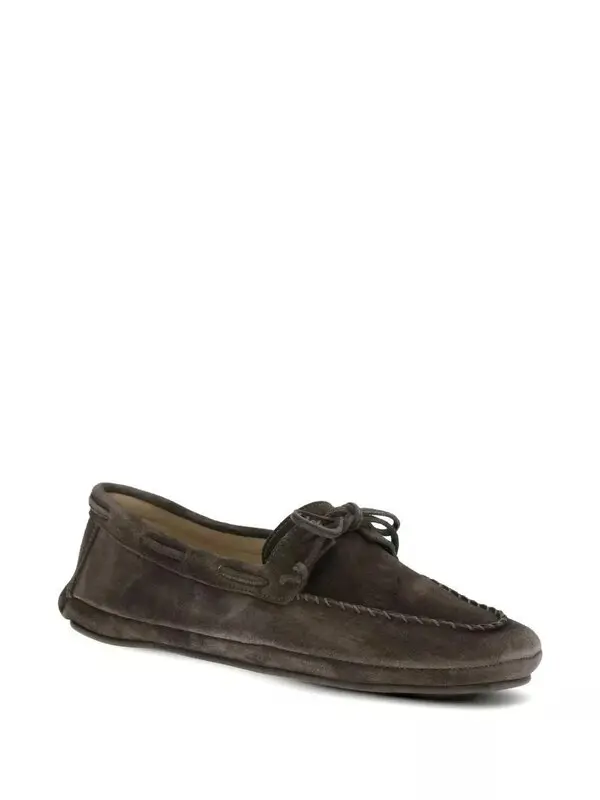 Le Monde Beryl Suede Driver Loafers
