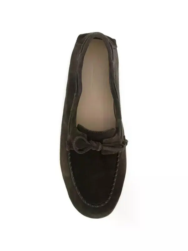 Le Monde Beryl Suede Driver Loafers