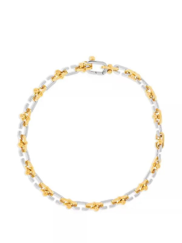 Casablanca Two-tone Chain Necklace - Silver