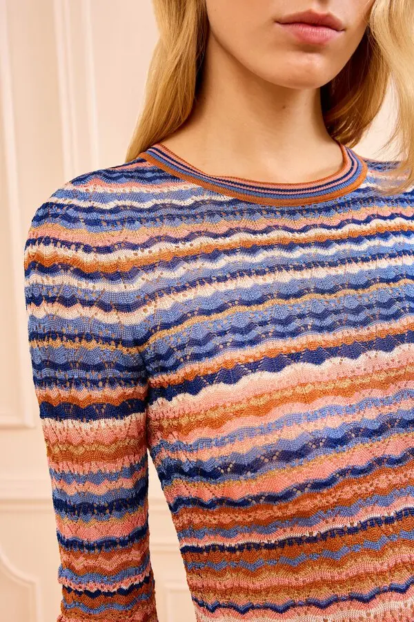 Ulla Johnson Lunaire Knit Top - Sunset