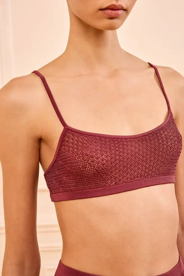 Ulla Johnson Tara Knit Bralette - Fig