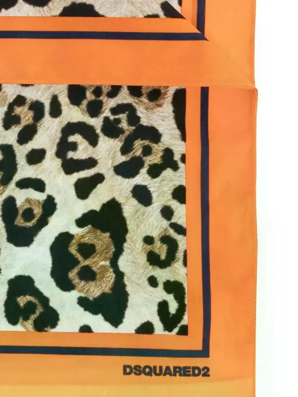 Dsquared2 Animal-print Scarf
