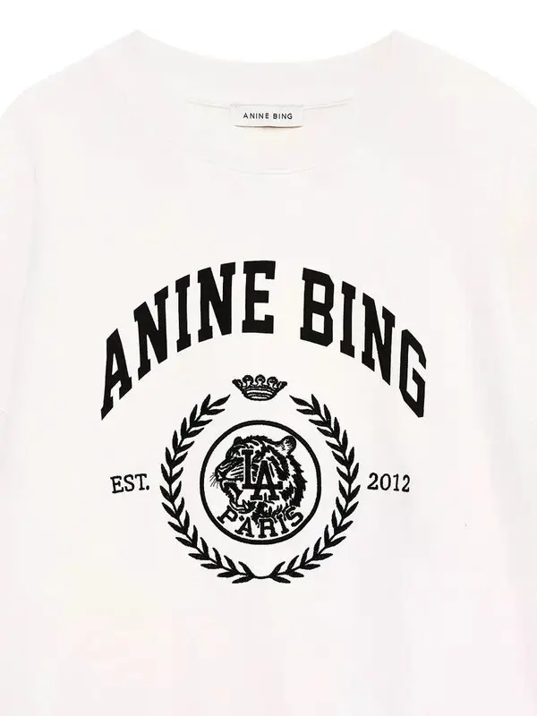 ANINE BING Graphic Print Relaxed Fit Sweatshirt