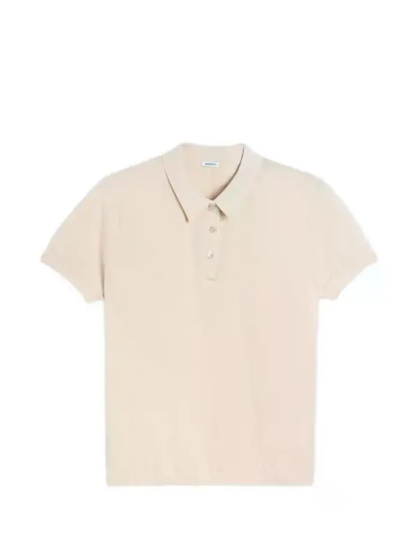 Aspesi Buttoned Polo Shirt - Neutrals