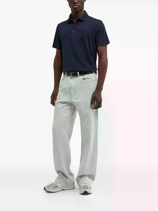 Aspesi Short-sleeve Polo Shirt - Blue