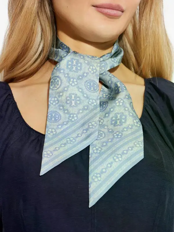 Tory Burch Pattern Silk Scarf