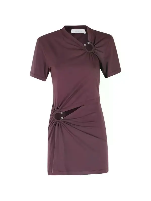 Rabanne Cutout-ring Mini Dress
