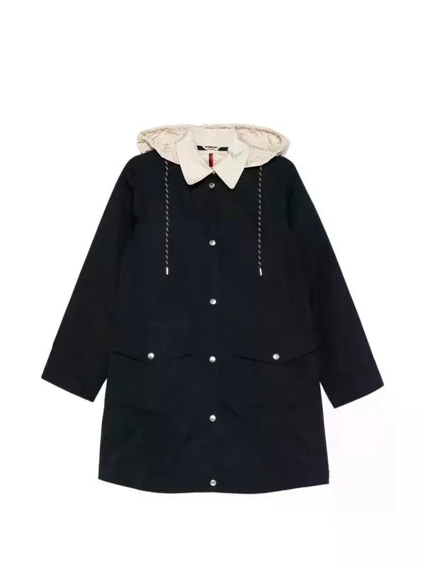 Moncler Hooded Parka - Blue