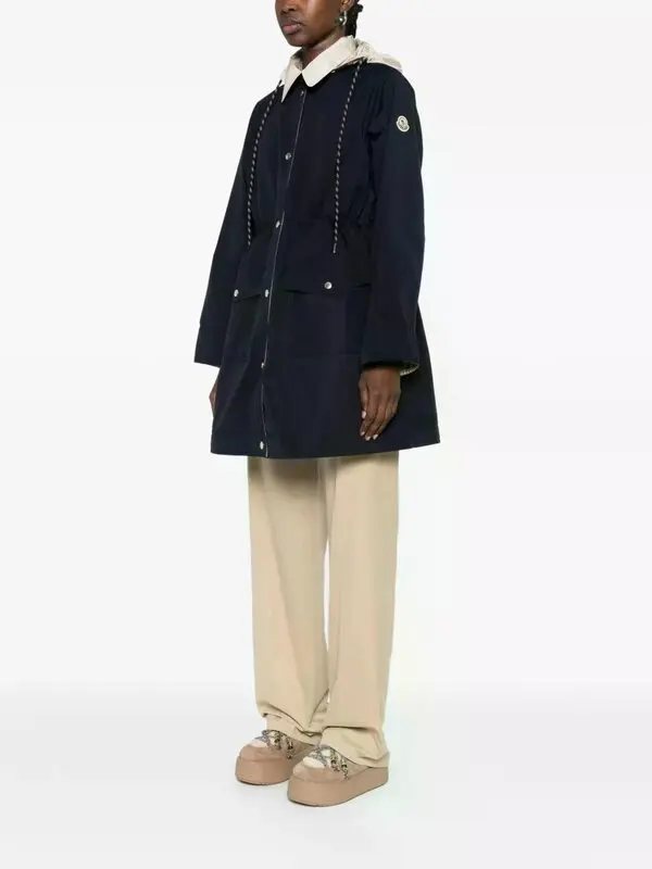 Moncler Hooded Parka - Neutrals