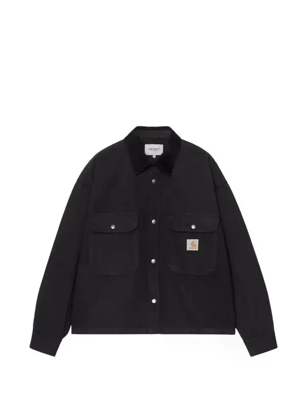 Carhartt Work In Progress Corduroy Collar Shirt Jacket - Black