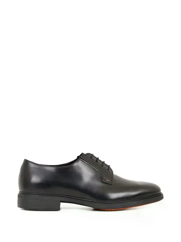 Santoni Block-heel Derby Shoes