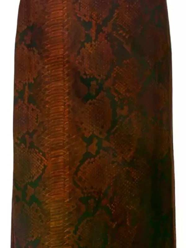 JEAN PAUL GAULTIER Printed Maxi Dress - Brown