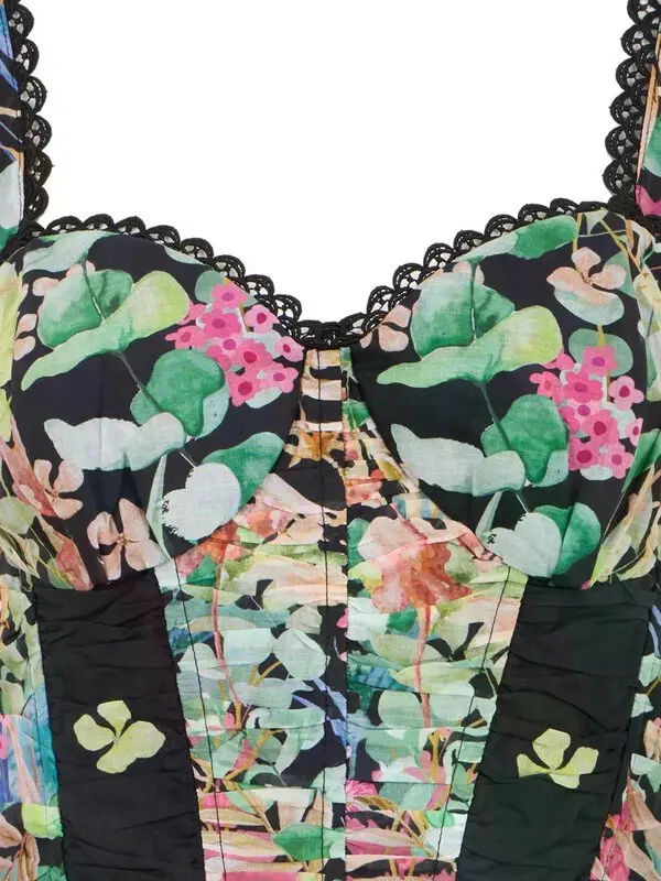 Charo Ruiz Ibiza Sylva Floral-print Top