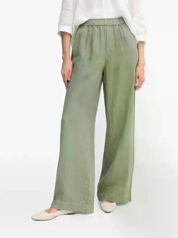 OUI Elasticated Wide Leg Trousers