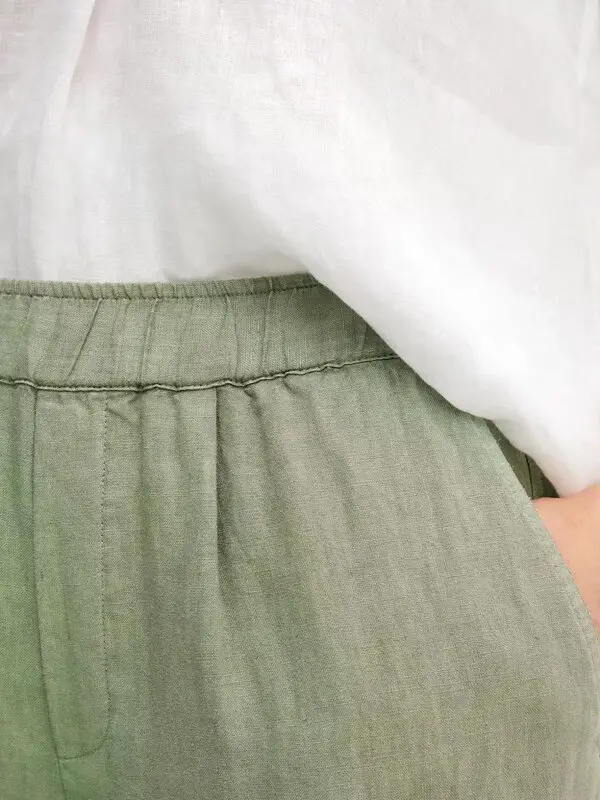 OUI Elasticated Wide Leg Trousers