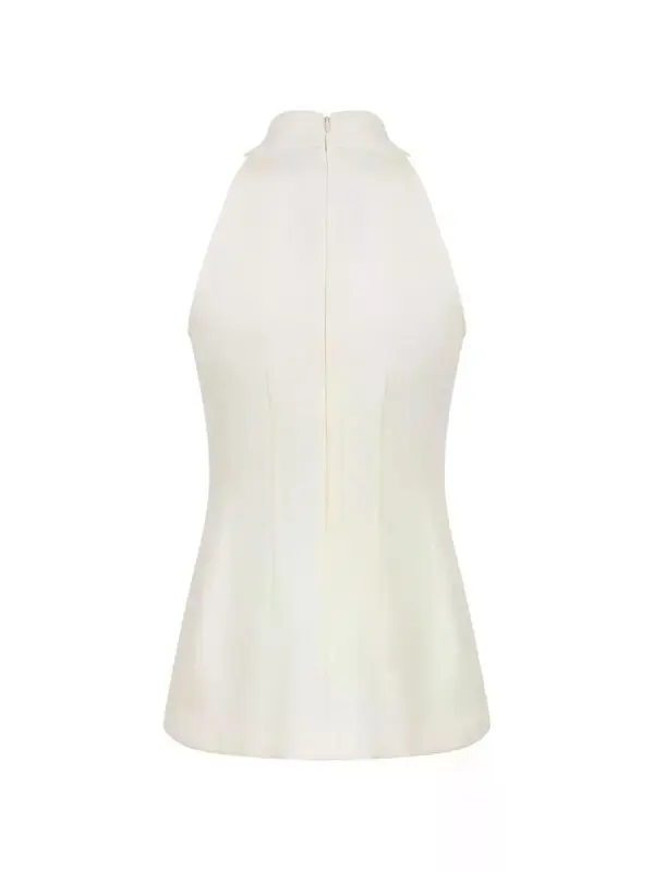 Veronica Beard Johanne Halter-neck Top