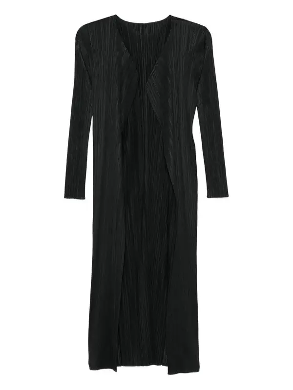 Issey Miyake Long Cardigan - Black