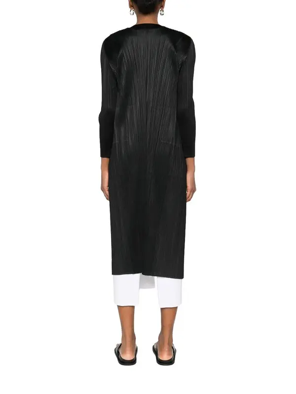 Issey Miyake Long Cardigan - Black