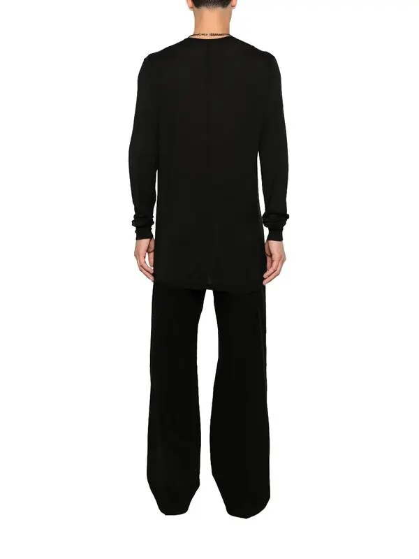 Rick Owens Long-sleeved T-shirt - Black