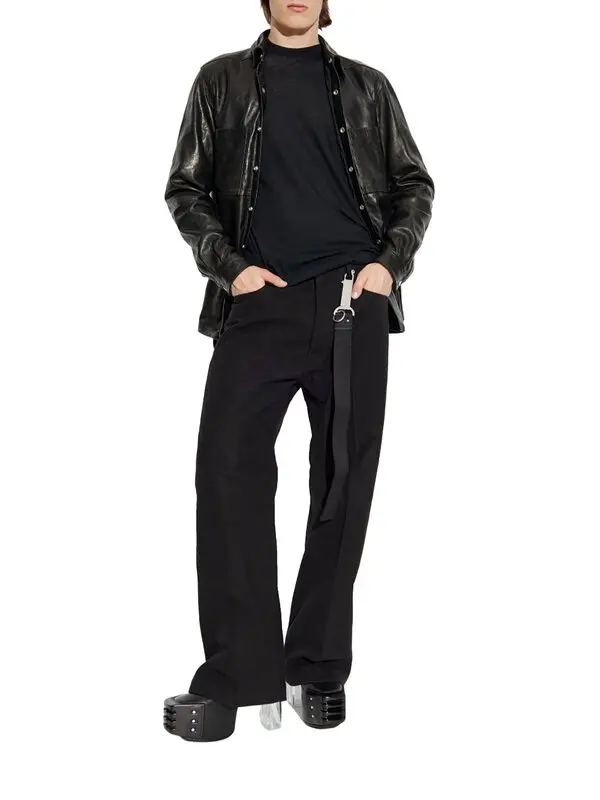 Rick Owens Leather Overshirt