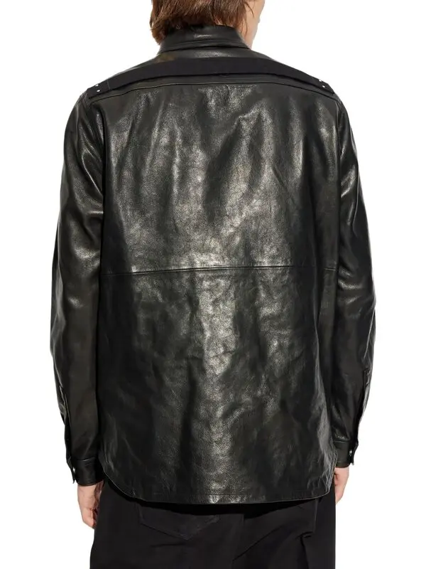 Rick Owens Leather Overshirt