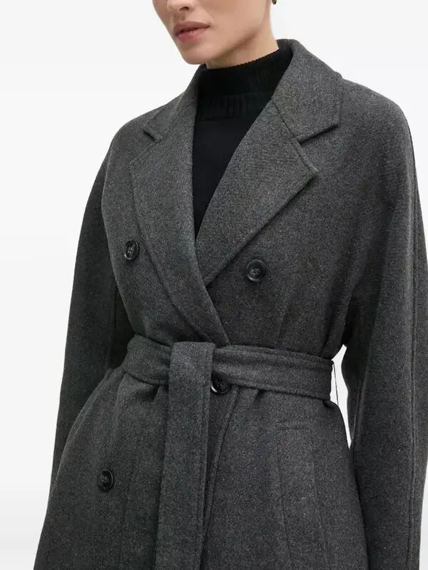 OUI Belted Double-breasted Coat
