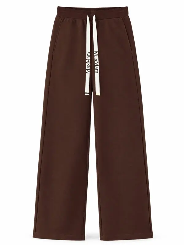 Max Mara Loose-fitting Cotton Jersey Pants