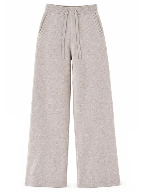 Max Mara Wool And Cashmere Wide-leg Pants