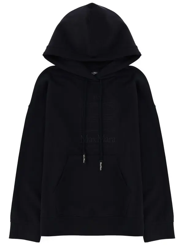 Max Mara Cotton Jersey Sweatshirt - Blue