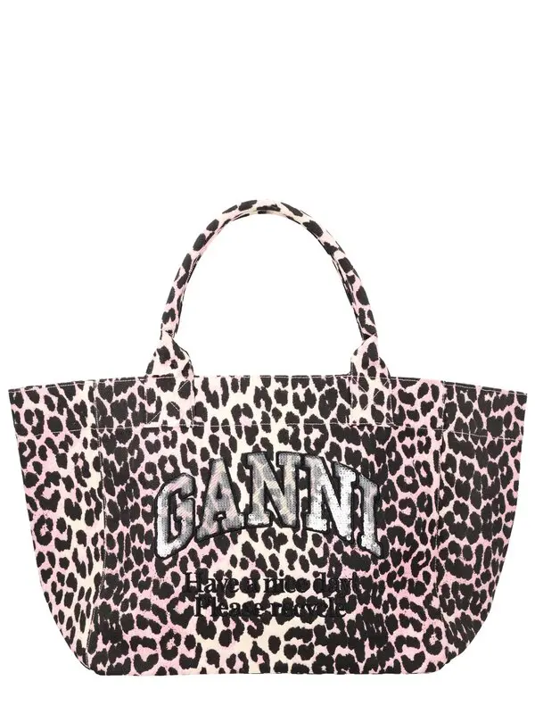 GANNI Tote Bag With Logo