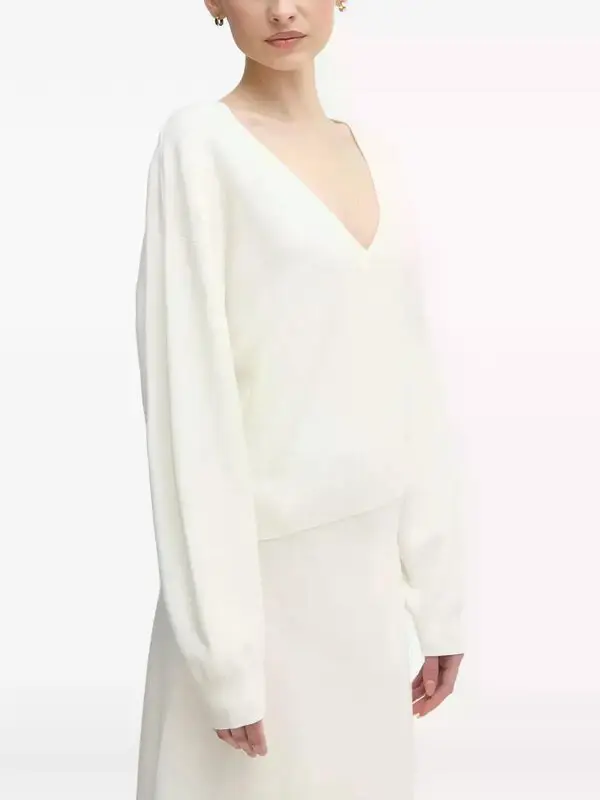 OUI V-neck Long-sleeve Sweater