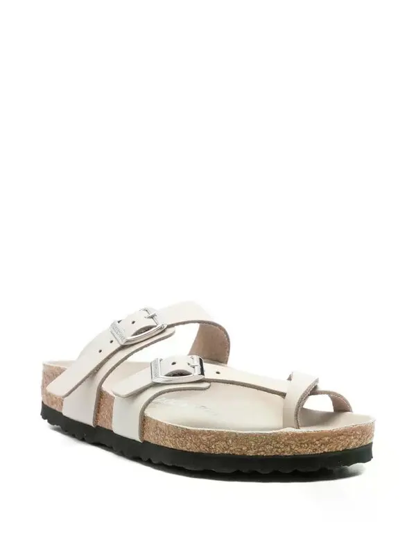 BIRKENSTOCK Mayari Leather Sandals - Neutrals