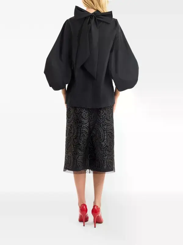 GEMY MAALOUF Paisley Patterned Midi Skirt