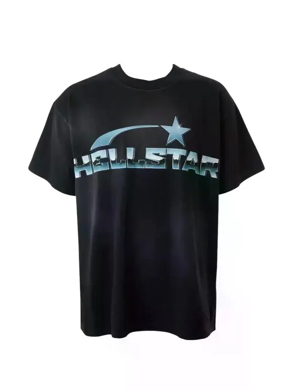HELLSTAR Chrome Logo-print T-shirt - Black