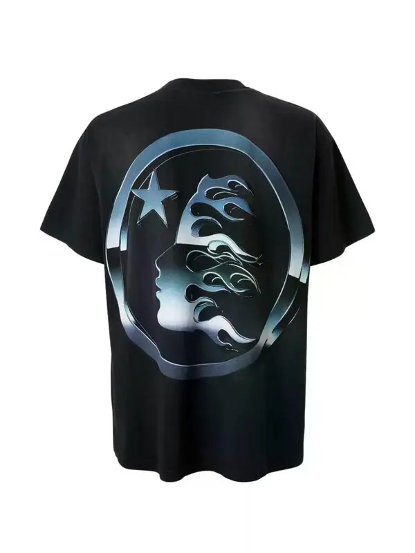 HELLSTAR Chrome Logo-print T-shirt - Black