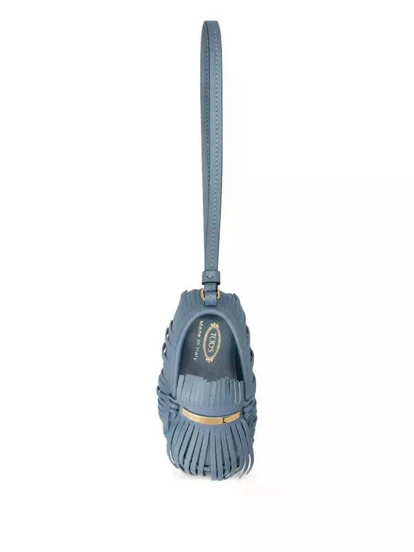 TOD'S Fringed Charm - Blue