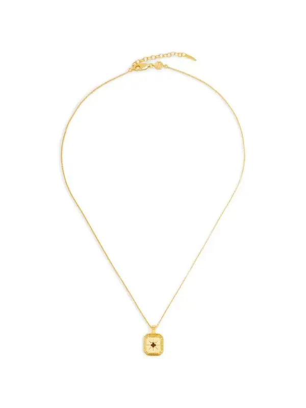 MISSOMA Square Pendant Necklace - Gold