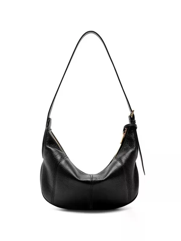 LANCEL Victoire Zip Leather Shoulder Bag - Black