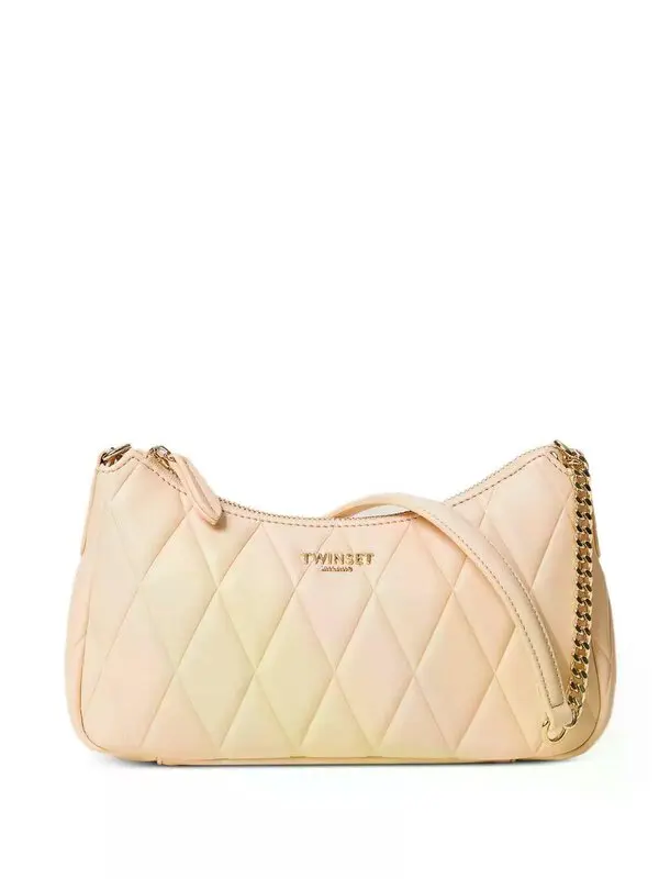 TWINSET Quilted Chain Insert Shoulder Bag - Neutrals