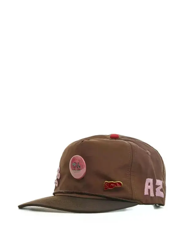 ALEX ZONO Pin Embellished Trucker Cap