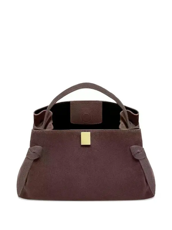 Yuzefi Gyoza Suede Tote Bag - Brown