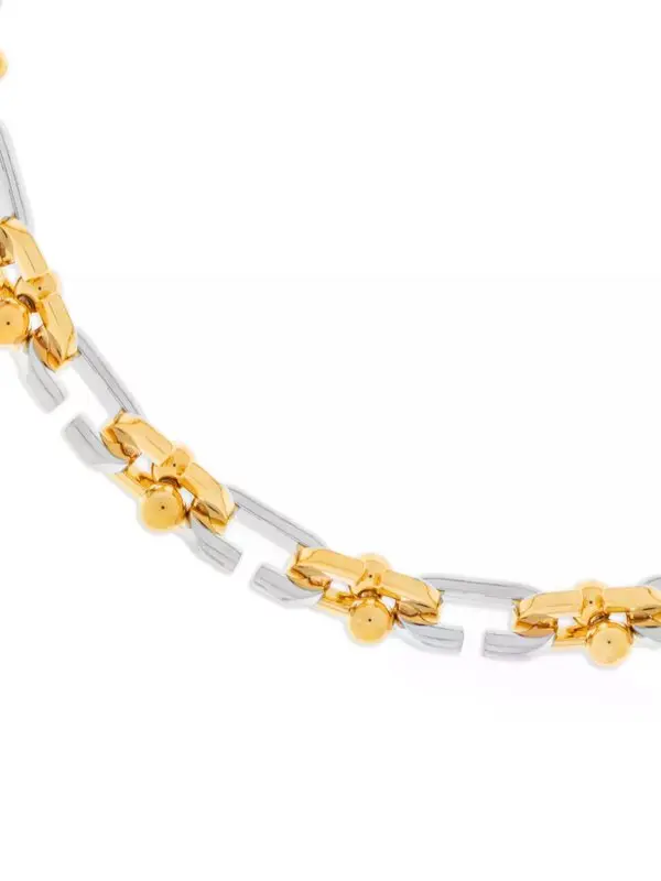 Casablanca Two-tone Chain Necklace